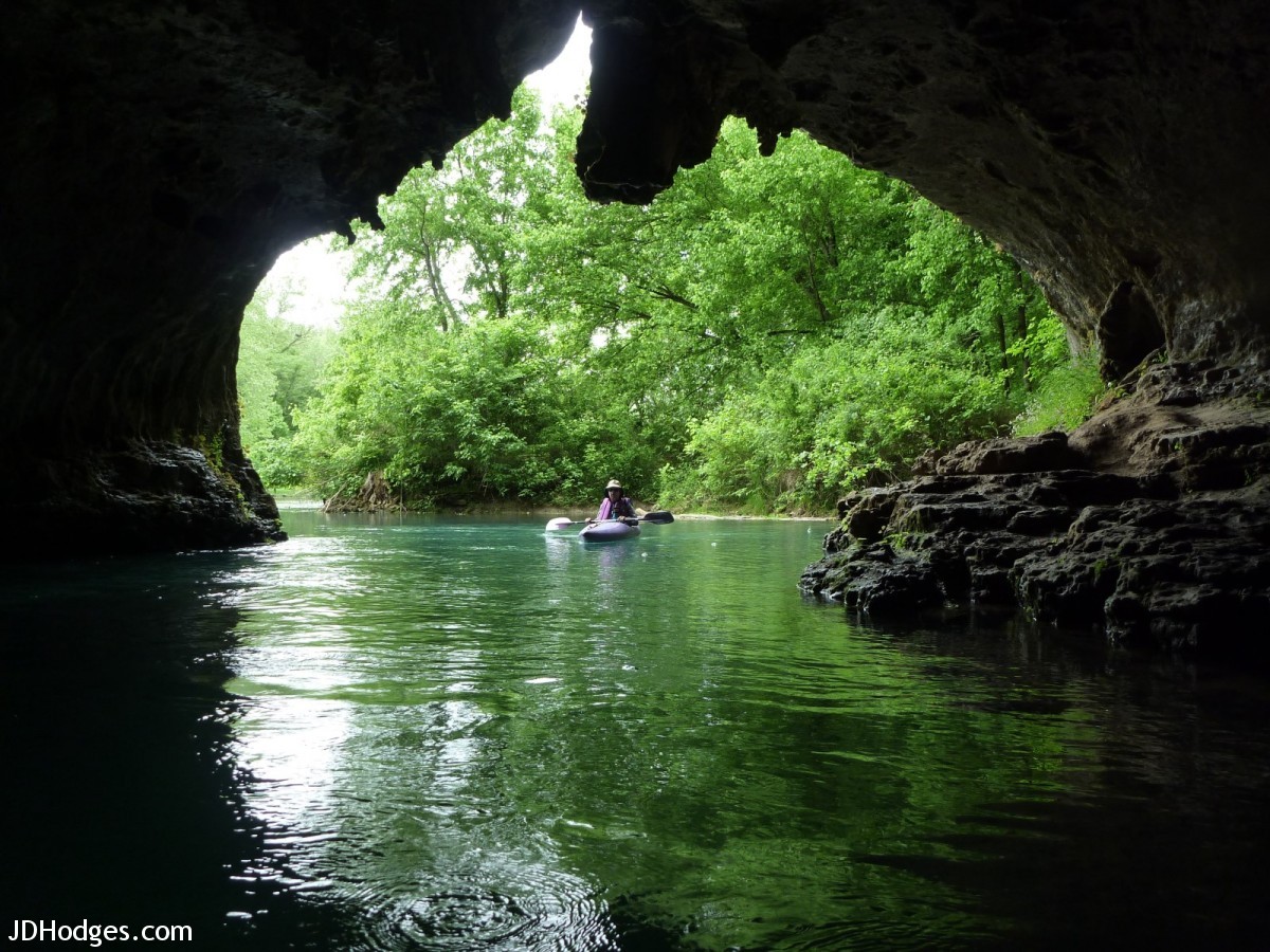 Looking out of cave spring | J.D. Hodges