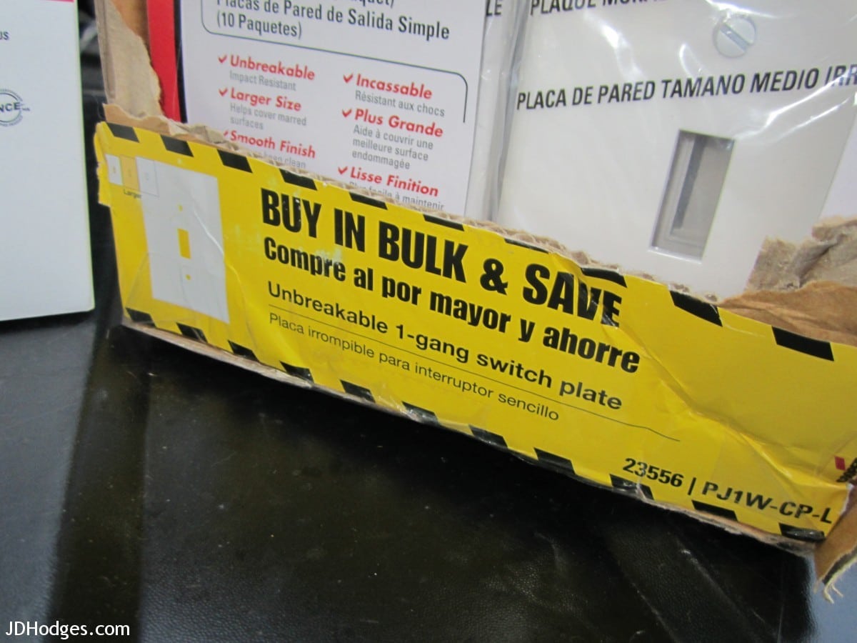 Buy in bulk and save, contractor’s pack at Lowe’s! | J.D. Hodges