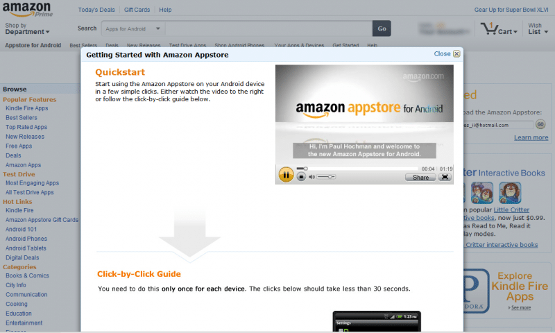 Download the Amazon App Store for Android [instructions] | J.D. Hodges