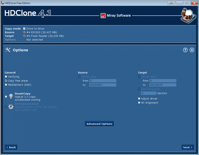 Source and Target on HDClone 4.1 | J.D. Hodges