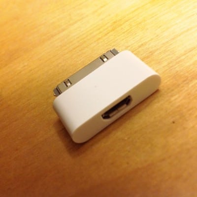 Micro-USB to 30-pin Apple connector adapter! | J.D. Hodges