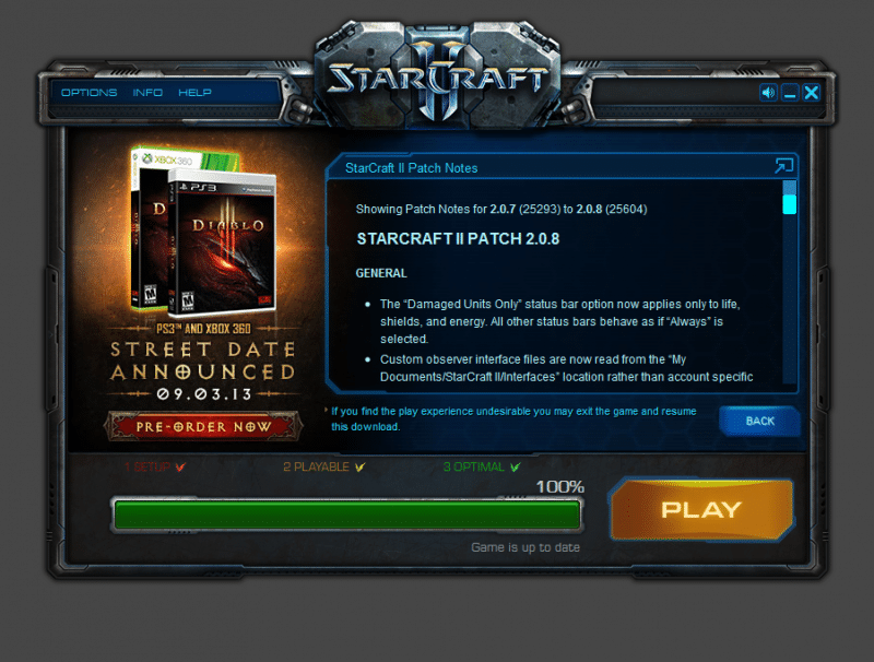 SC2 HoTS 100% patch complete | J.D. Hodges
