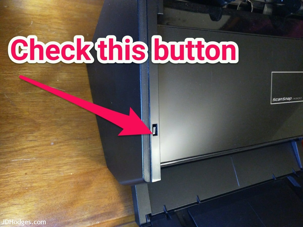 ScanSnap iX500 Power Problem [SOLVED] - Fix