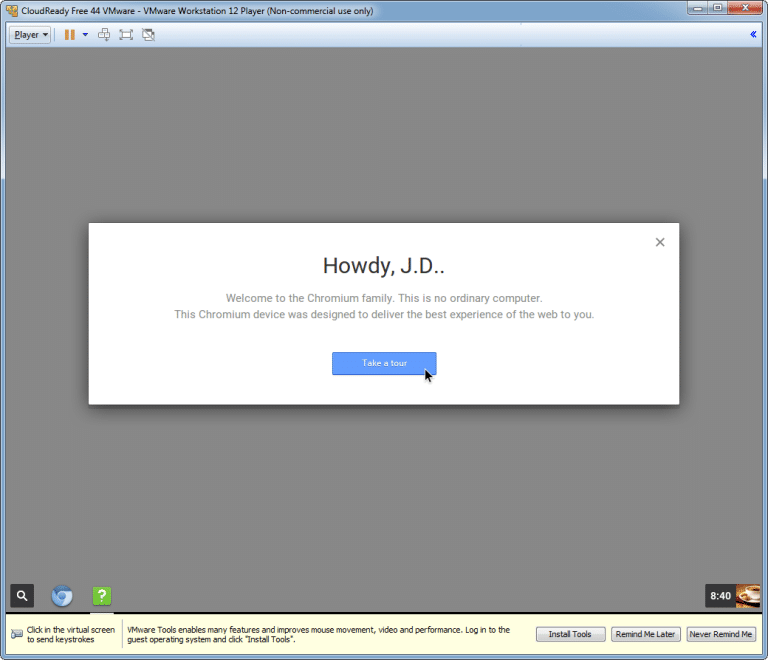 Neverware CloudReady VM (for VMWare/VirtualBox) [FREE] | J.D. Hodges