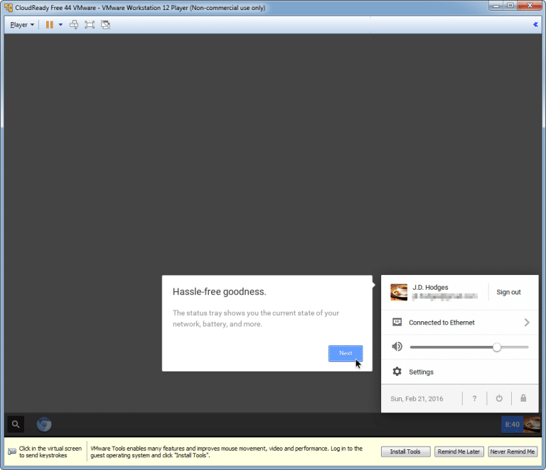 Neverware CloudReady VM (for VMWare/VirtualBox) [FREE] | J.D. Hodges