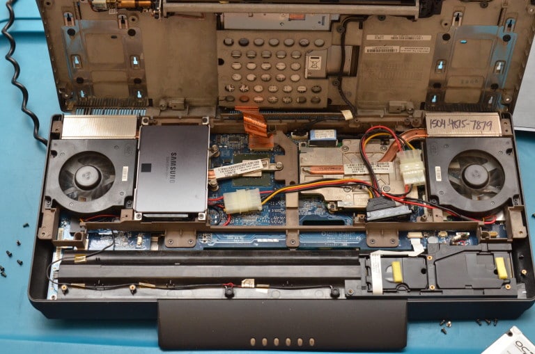 Dell M2010 (luggable) SSD upgrade and video card fan fix | J.D. Hodges