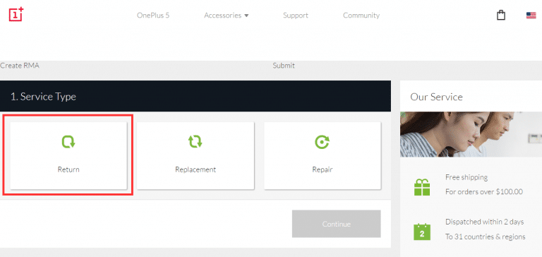 OnePlus 5 Return RMA Instructions | J.D. Hodges