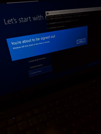How to shutdown laptop during Windows 11 or Windows 10 initial setup ...