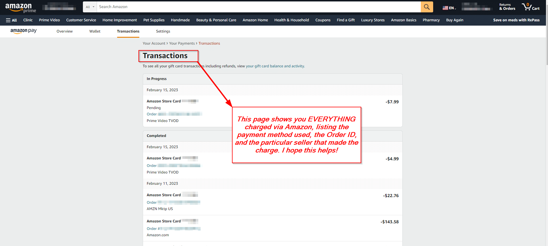 View Amazon order history and charges 2025 [SOLVED] | J.D. Hodges