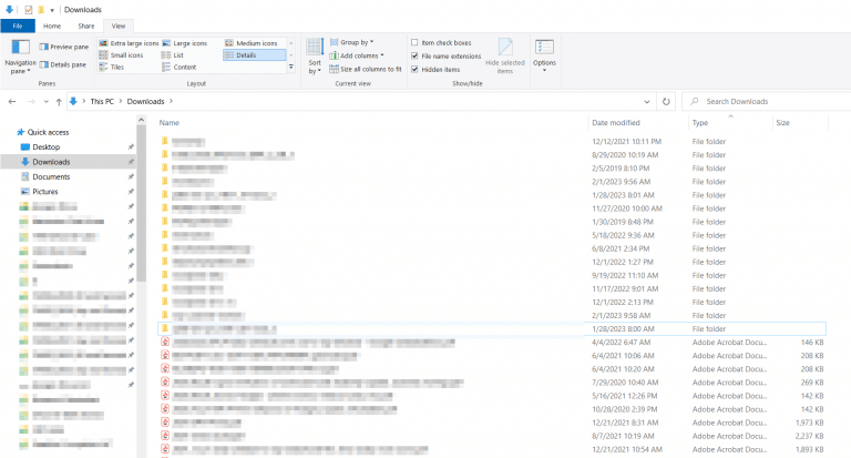 How to DISABLE grouping Windows File Explorer (Yesterday, Today, Last ...