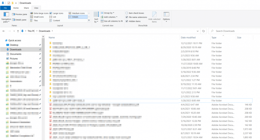 How to DISABLE grouping Windows File Explorer (Yesterday, Today, Last ...